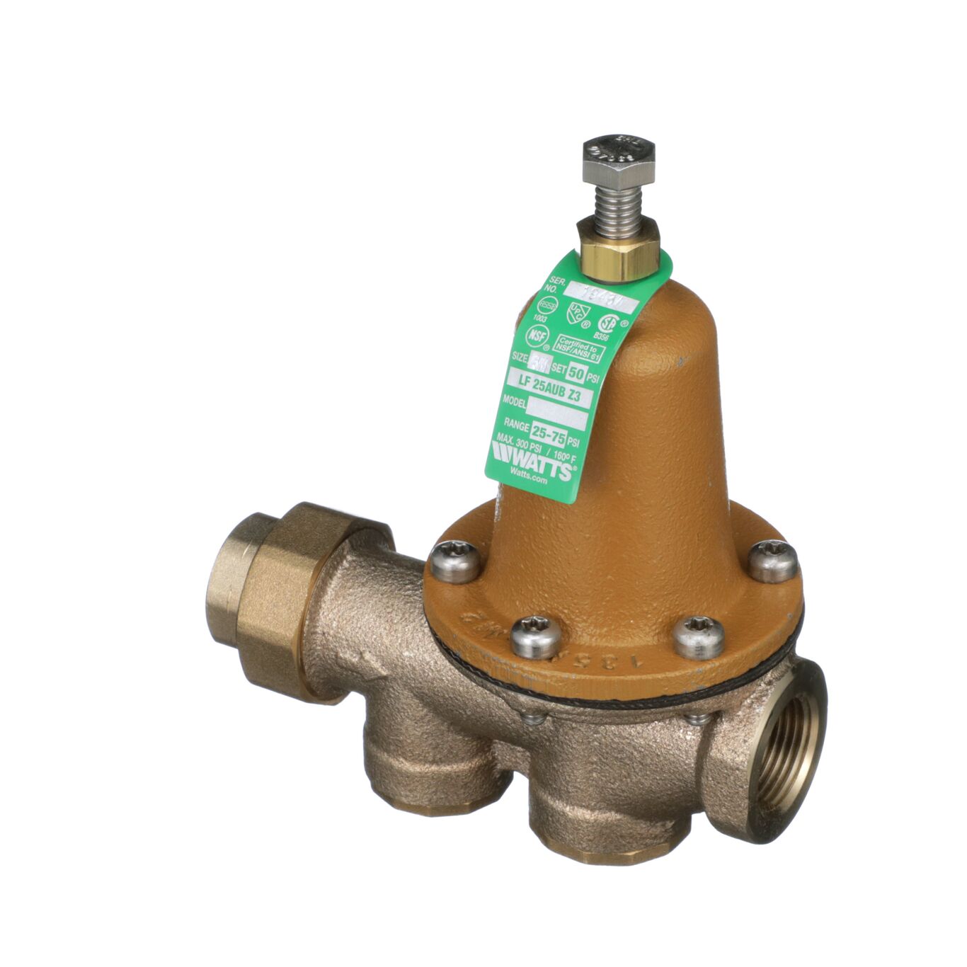 WATTS WATER PRESSURE REDUCING VALVES – Ironbound Supply Company